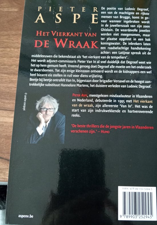 Het vierkant van de wraak, Pieter Aspe | 9789903252945 | Boeken | bol