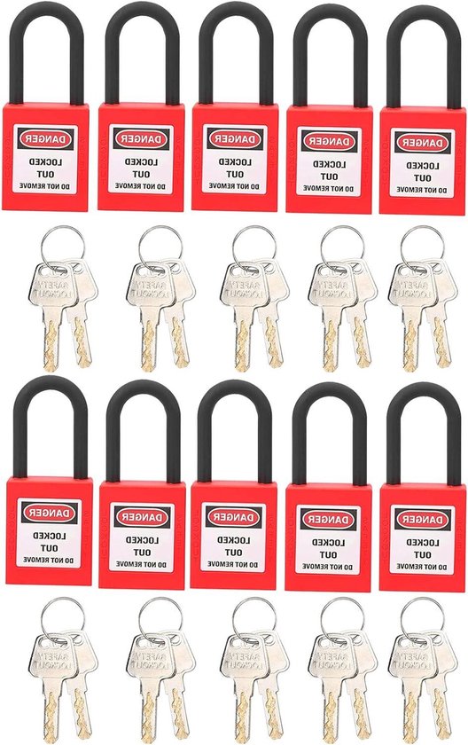 Lockout-tagout-hangslot, 38 mm, nylon, industrieel, stofdicht ...