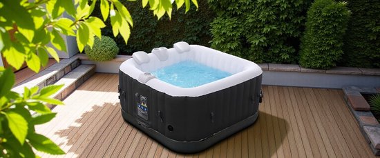 Opblaasbare Jacuzzi & Whirlpool voor 6 Personen – Ø204x70 cm – 138 ...
