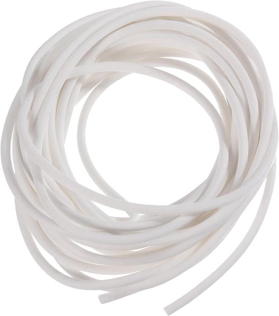 Allecto plus - Afdichtstrip van siliconen schuim, 5 meter lang, rond ...