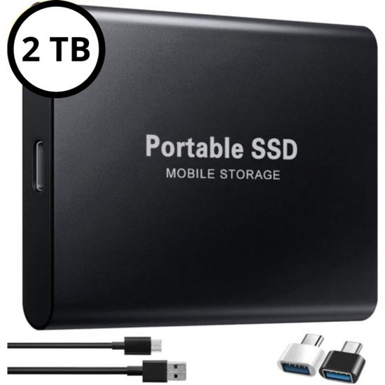 Disque dur externe SSD portable - SSD portable - 2 To de stockage ...