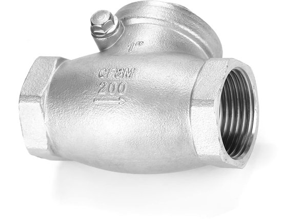 1 Way Check Valve 1 Inch Thread 304 Stainless Steel, High Pressure ...