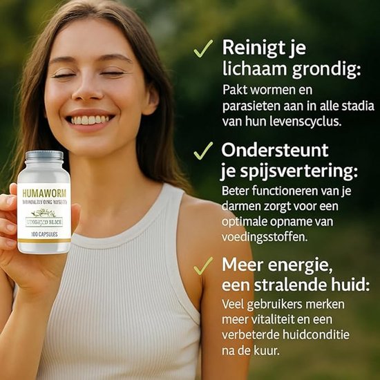 Herbes D'elixir Humaworm - Voedingssupplement Capsules - 100 Stuks ...
