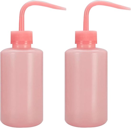 Allecto Plus - Set van 2 laboratoriumwasflessen 150 ml plastic ...