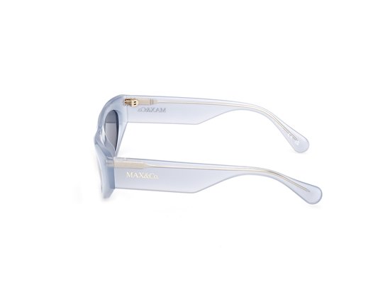 Max &Co MO0147 84V shiny light blue 50/18/135 Vrouw Zonnebrillen | bol