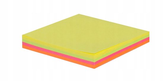 Tres Neon Post-it Notes 75x75mm - 100 Vel | bol