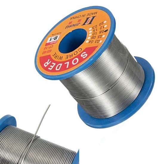 Soldeerdraad 60/40 blik met vloeimiddel 250g 1mm | bol