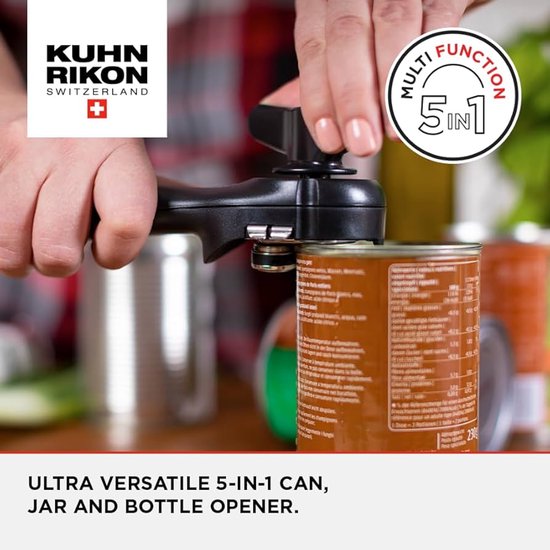 Multifunctionele blikopener - veilig en gebruiksvriendelijk - 1 stuk ...