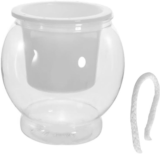 Automatic Watering Flower Pot Transparent Visible Water Level Self ...