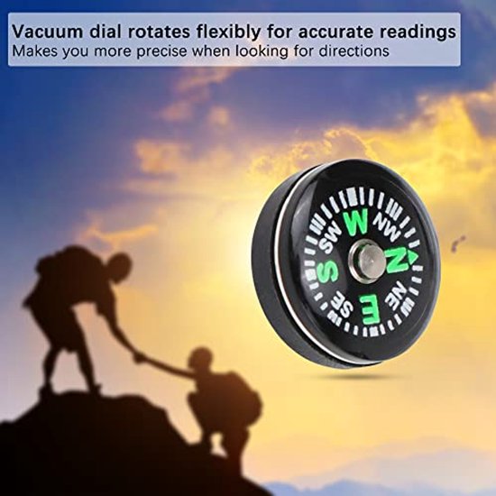 Kompas Rits Pull Past voor Outdoor en Reizen - 20 Stuks Mini Kompassen | bol