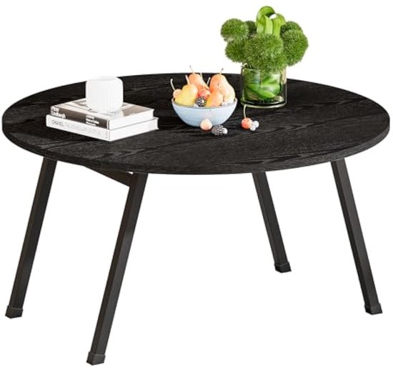 Houten opvouwbare ronde salontafel functionele met inklapbaar ...