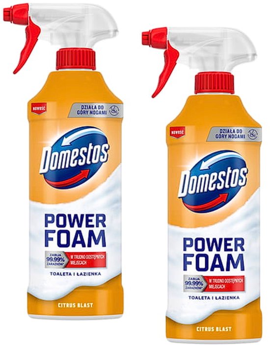 Domestos Power Foam Spray WC Reiniger Citrus Blast - Toiletreiniger ...