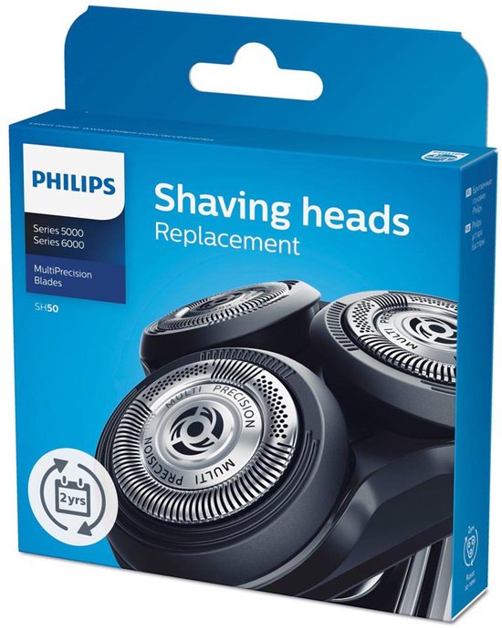 Philips Scheerkop 5000-serie - Scheerkoppen voor scheerapparaat - SH50 ...