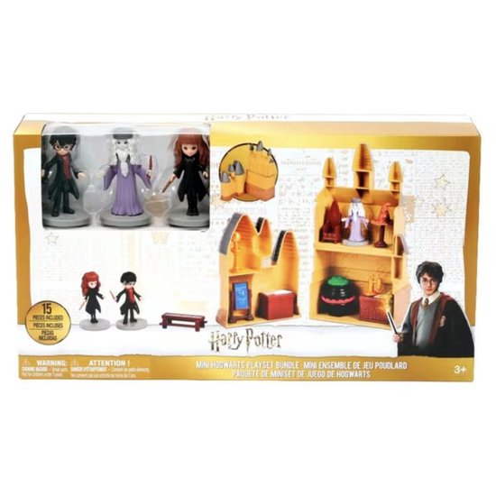 Harry Potter Mini Hogwarts Playset - 15-delige set voor 3+ jaar | bol