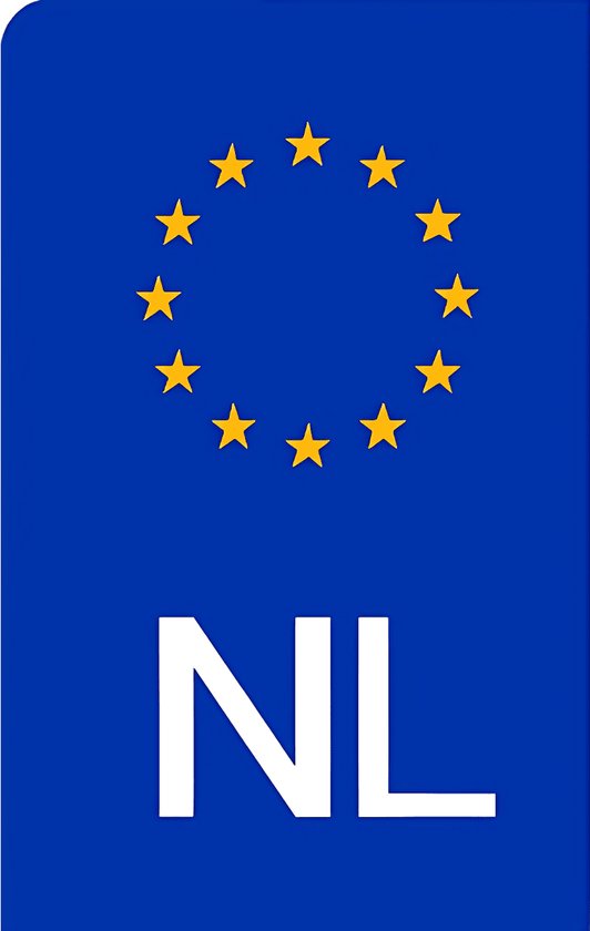 2Strokeshop - motor kenteken sticker voor brommer kenteken - Voertuig ...