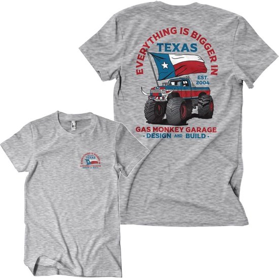 Gas Monkey Garage Everything Is Bigger In Texas T-Shirt GMG-1-GMG101 ...