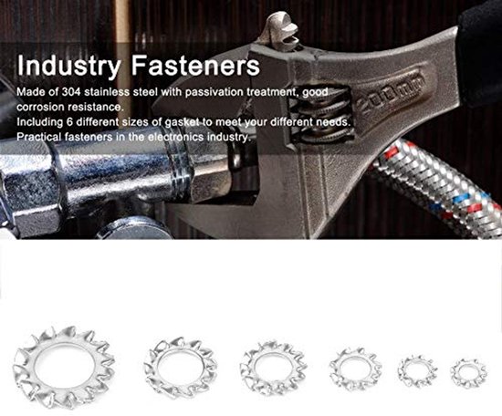 300-delige Gasket Rings Assortiment Kit - 304 Roestvrij Staal - 6 Maten ...