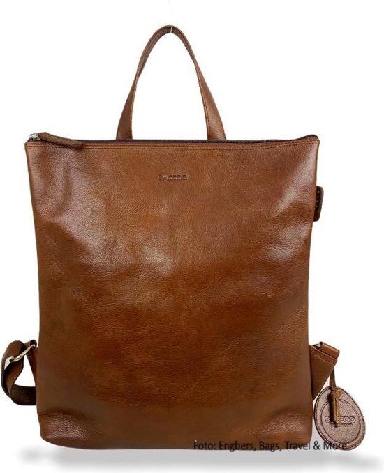 Saccoo Caracas Rugzak Lisa XL Cognac | bol.com