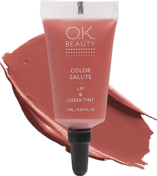 OK Beauty Color Salute Lip n Cheek Tint – Long Lasting Velvet Finish ...