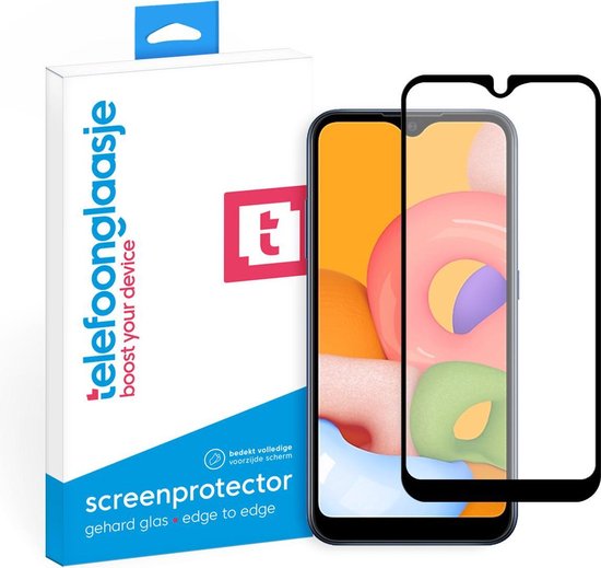 Telefoonglaasje Screenprotector Samsung Galaxy A02s - Volledig Dekkend - Geschikt voor... | bol