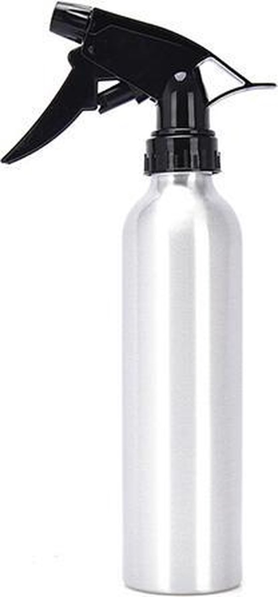 Luxe metalen Sprayflacon Leeg - 1x 300ML - RVS - Sprayflesje Metaal ...