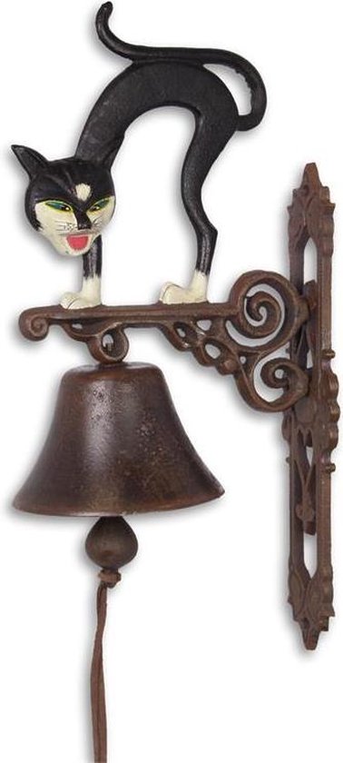 Klassieke deurbel - Bange Kat - Set van 2 | bol