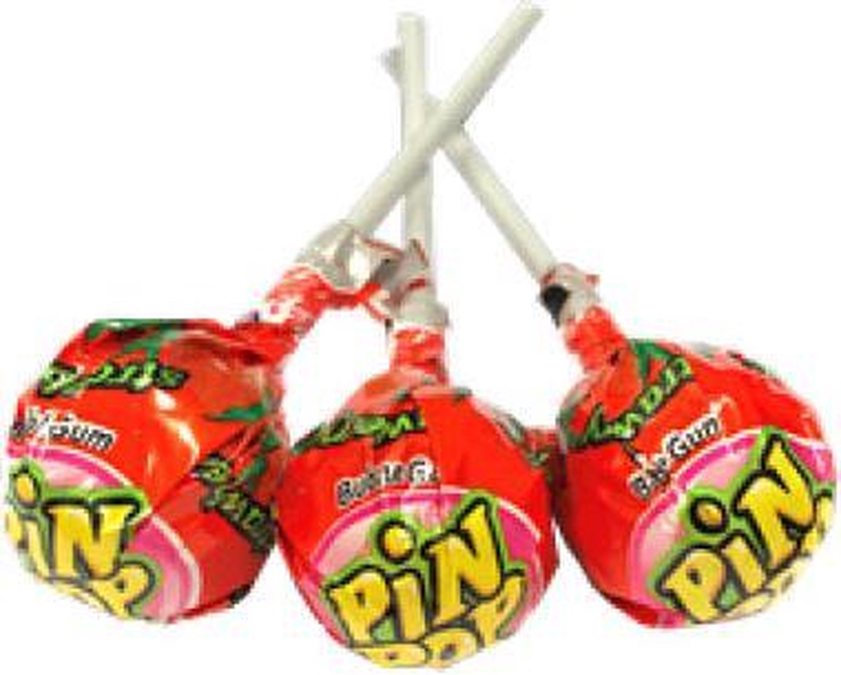 Pinp Pop Lolly Aardbei - 100 Stuks | bol.com
