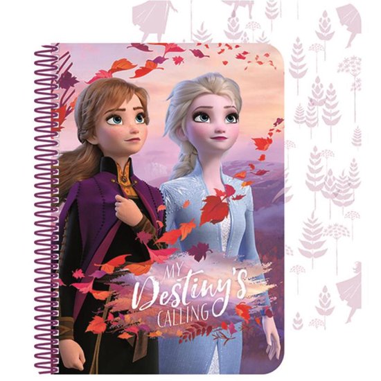 Disney Frozen Notitieboek 3D - Elsa & Anna - Frozen 2 met 60 velen ...