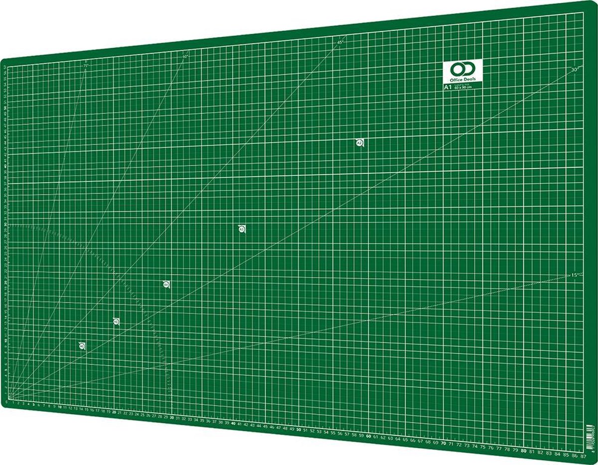 Snijmat A1 - Groen - 60x90 cm | bol.com
