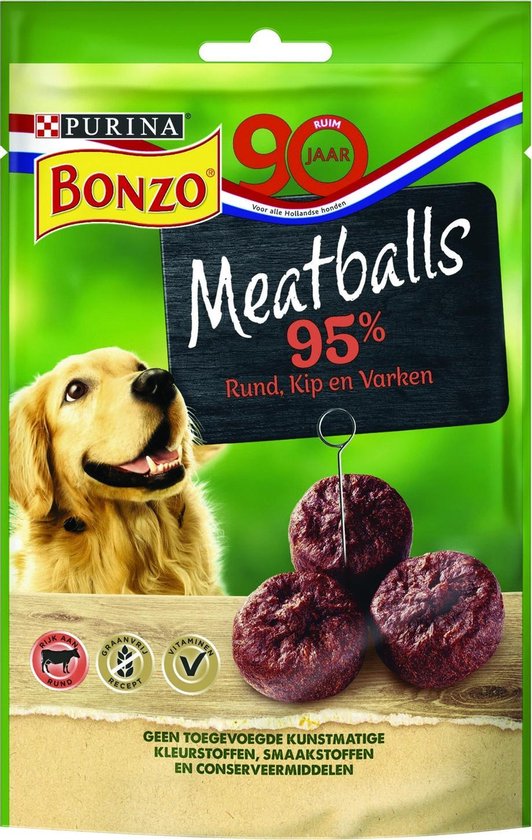 Bonzo Meatballs 70 gr | bol