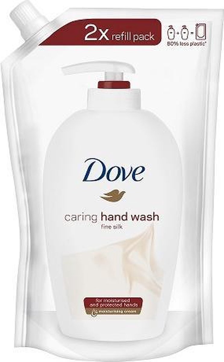 Dove Zeep Fine Silk Beauty Cream Navulling 500ml | bol.com