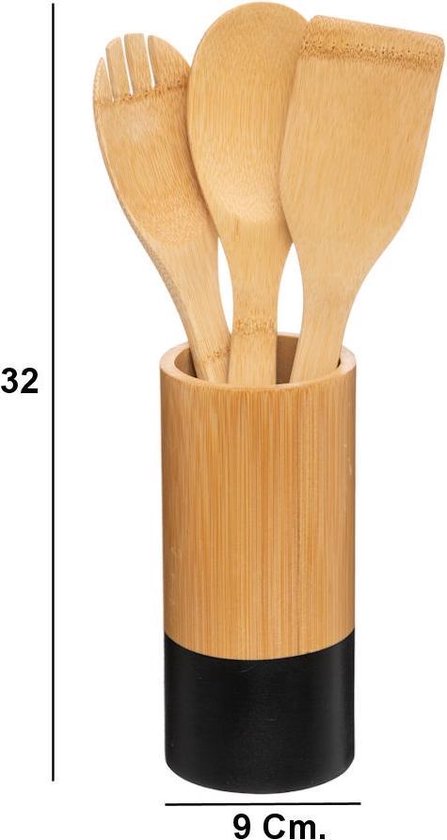 Decopatent® - Keukengerei houder Set - 4 Delige keukengerei Set ...