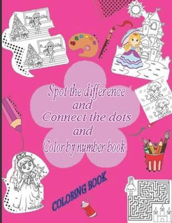 Spot the difference and Connect the dots and Color by number, Animated ...