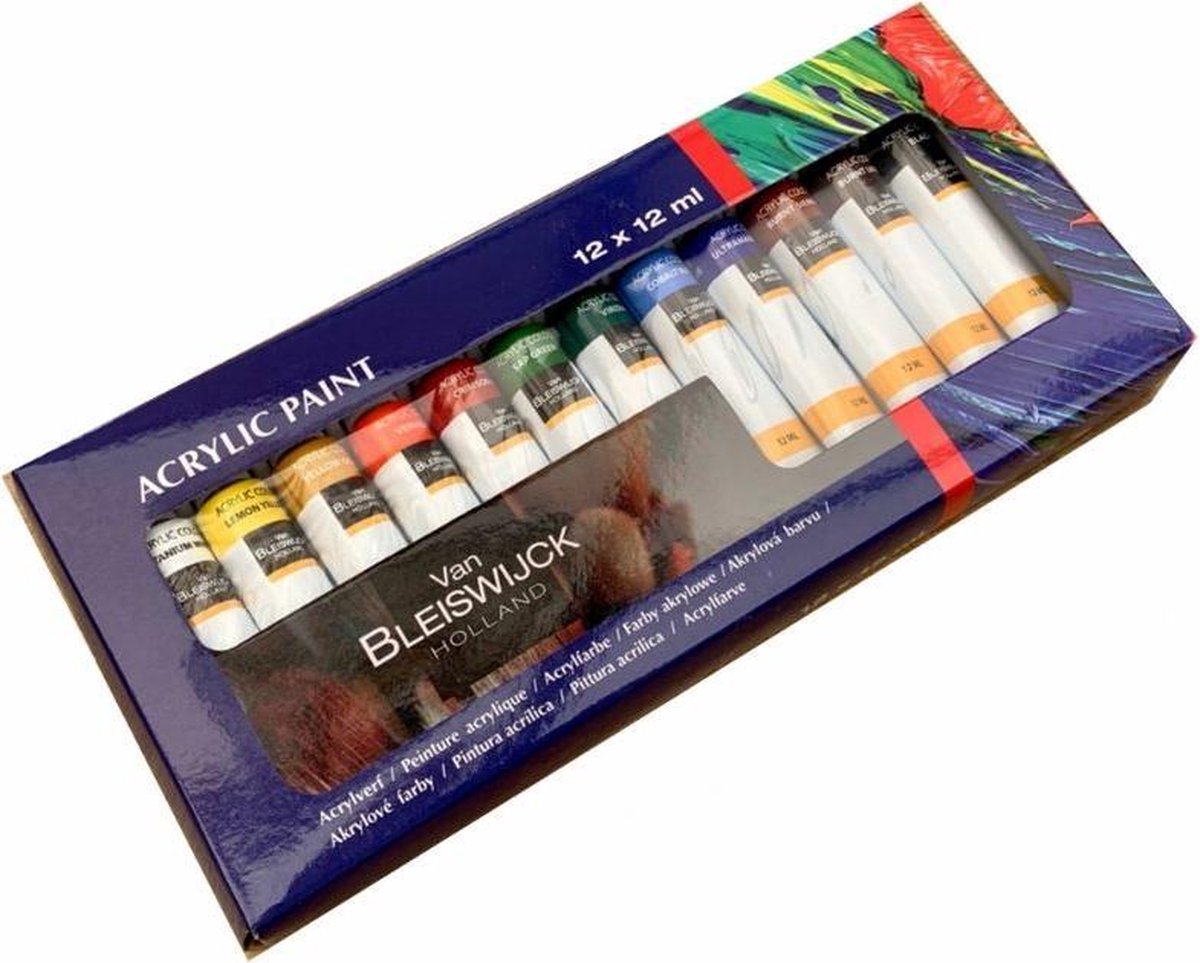 47-delig Hobbyverfpakket met bijhorende professionele 10-delige ...