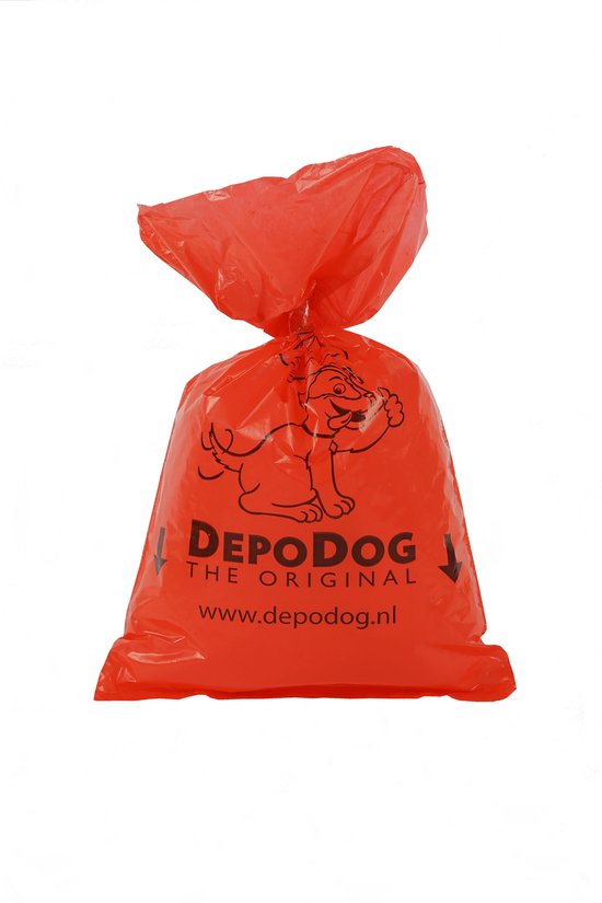 DepoDog hondenpoepzakjes 2400 st. Rood blokverpakking 7203-2400 | bol