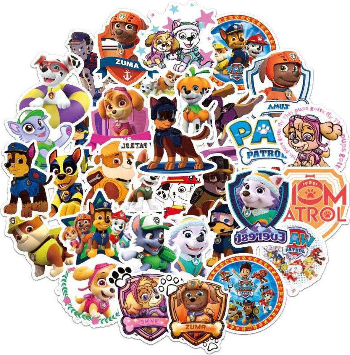 Paw Patrol stickers – Paw Patrol - 50 stuks - Paw Patrol Skye – Paw ...
