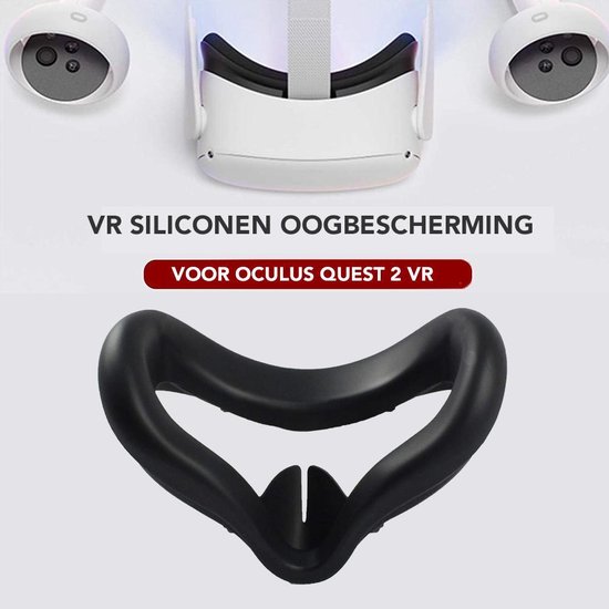 Oculus Quest 2 VR Cover - Siliconen - Zwart - VR accessoires | bol