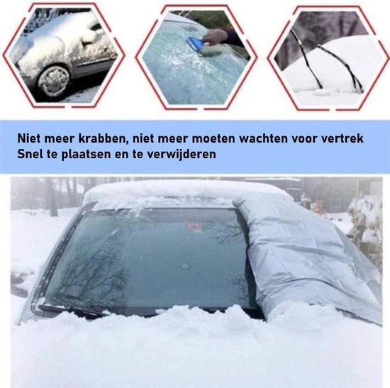 HammerTRADING antivriesdeken - voorruit hoes - magnetisch - antivries ...