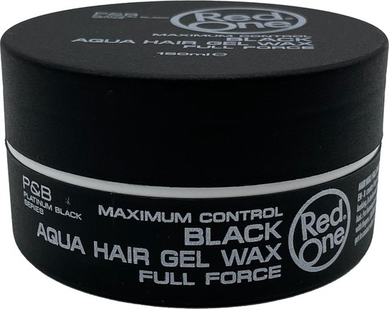 Red One Black | Aqua haar gel wax | Red One Wax | Red One Gel | Zwart ...