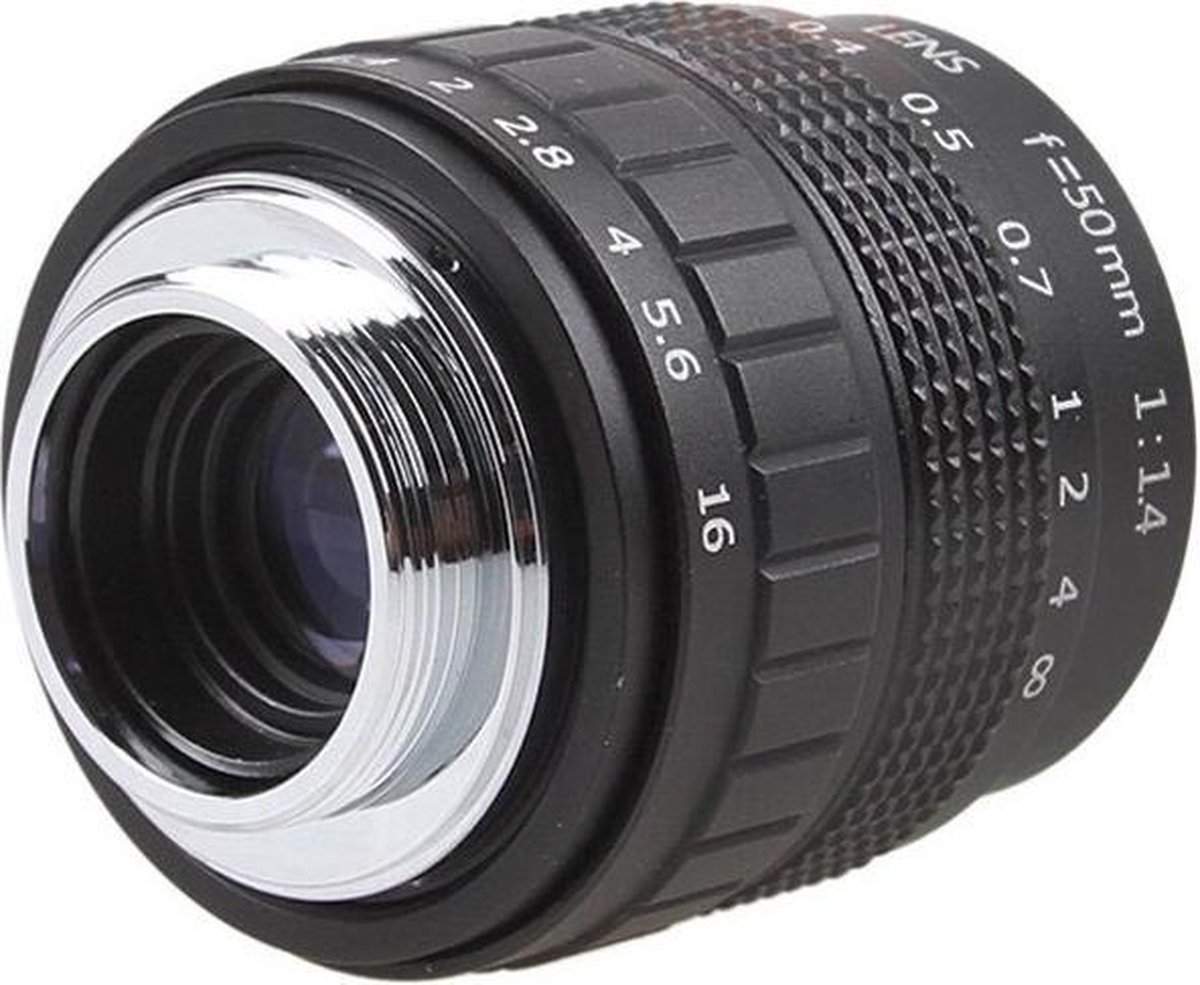 Fujian 50mm F1.4 CCTV lens voor Nikon systeem camera | bol.com