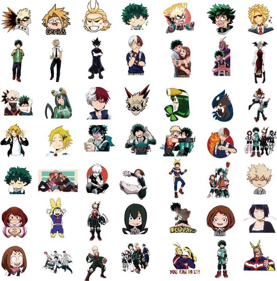 My Hero Academia Stickers 100x Stuks Bol