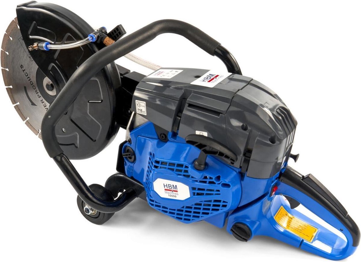 Professionele Betonzaag - Bandenzaag - Motorslijper 2400W - 58cc met ...