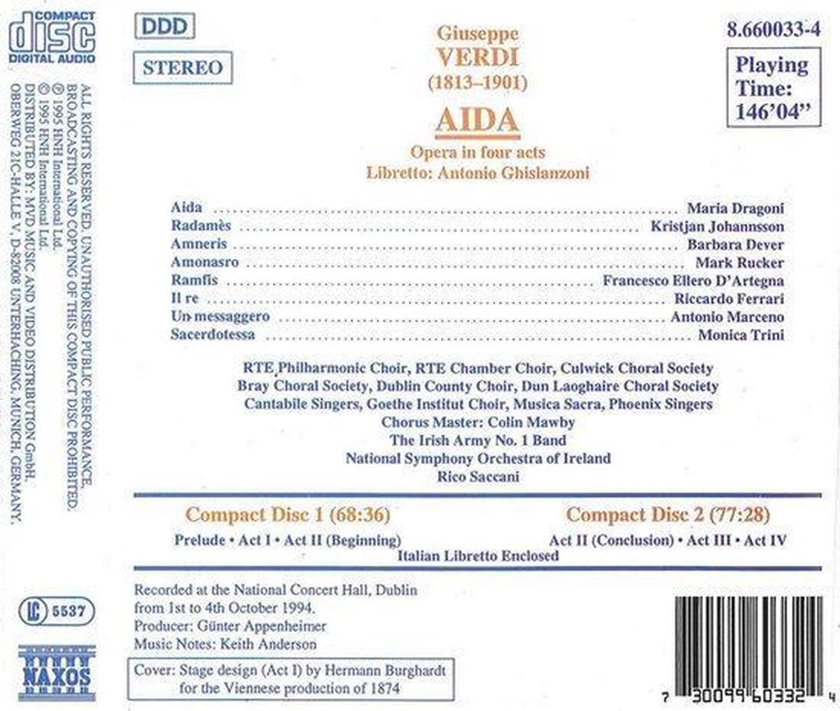 Verdi: Aida, Johannsson | CD (album) | Muziek | bol.com