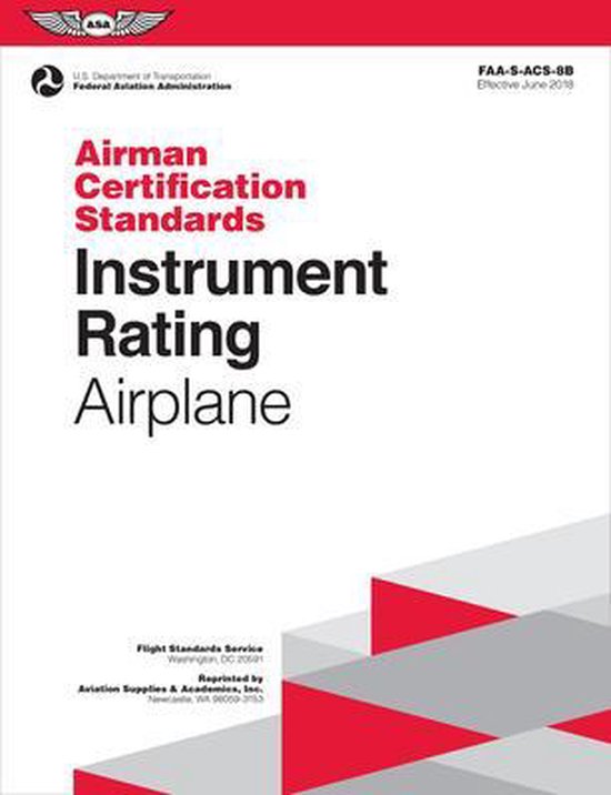 Instrument Rating Airplane Airman Certification Standards Federal