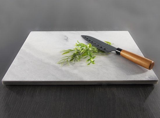 Easy Line Snijplank Marmer 30 x 40 cm | Serveerplank | Plank | bol