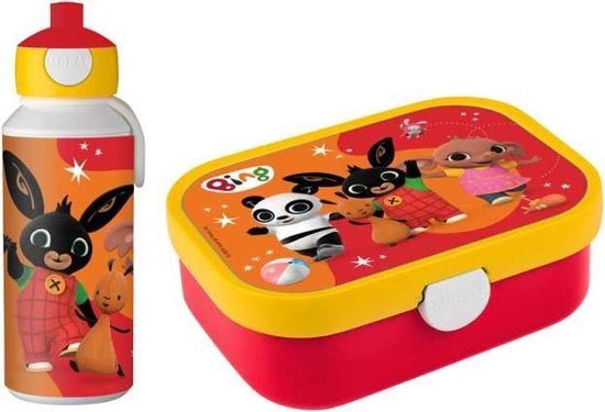Bing Lunchset Pop-up Drinkfles & Lunchbox | bol