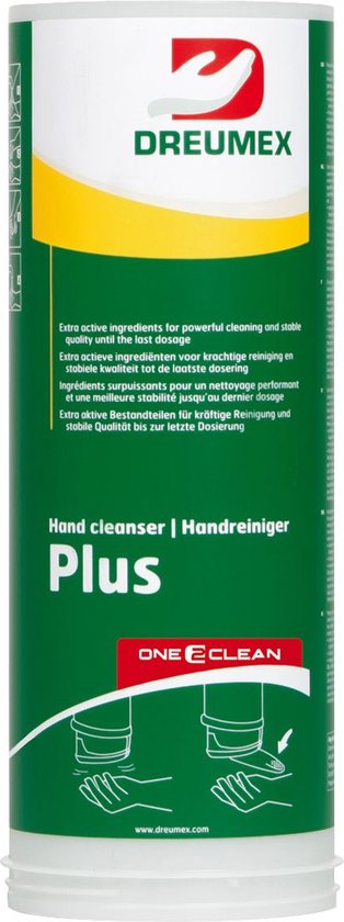 Dreumex Zeep Plus Geel One2Clean 2,8kg Cartridge | bol