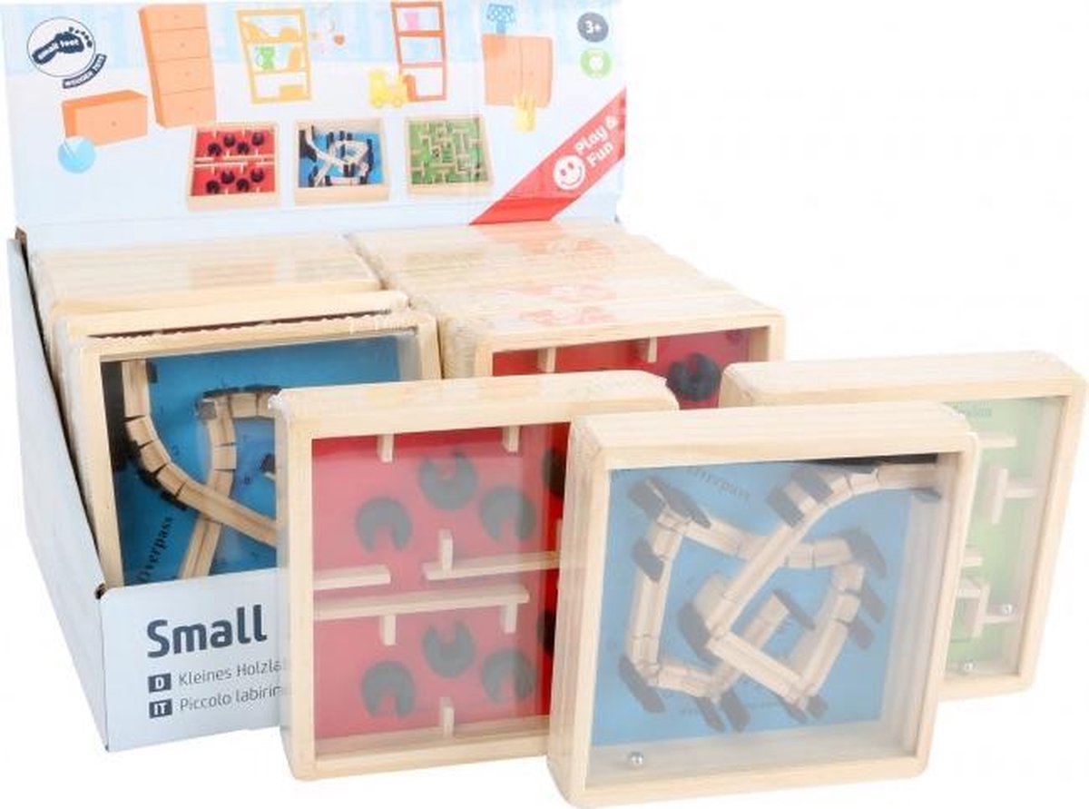 small foot - Small Wooden Labyrinth Display | Games | bol.com