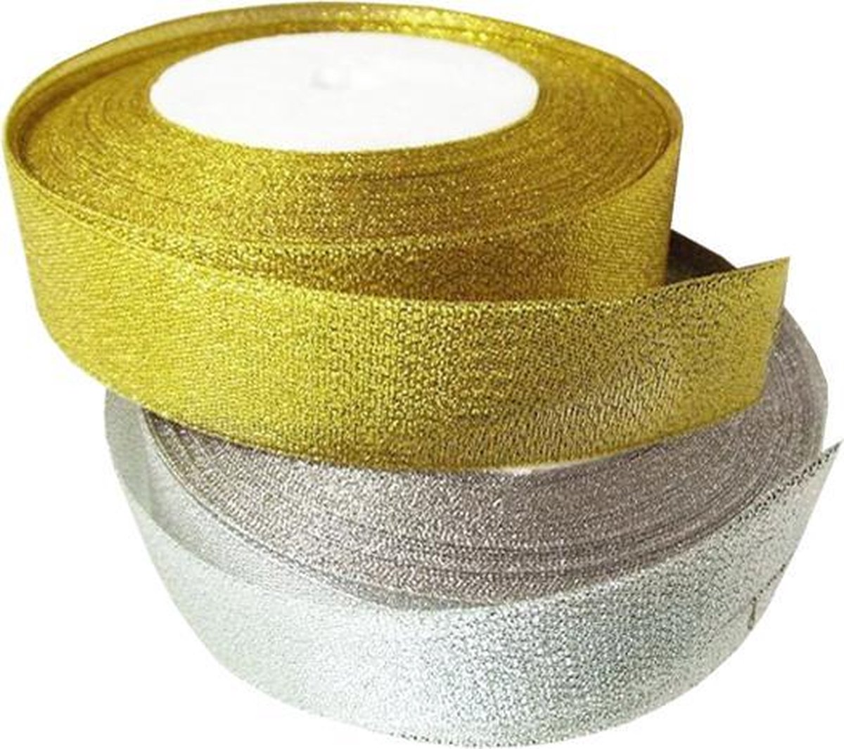Metallic Glitter Goud Lint 16mm (1,6cm) | Goud Organza | Kerst Lint ...