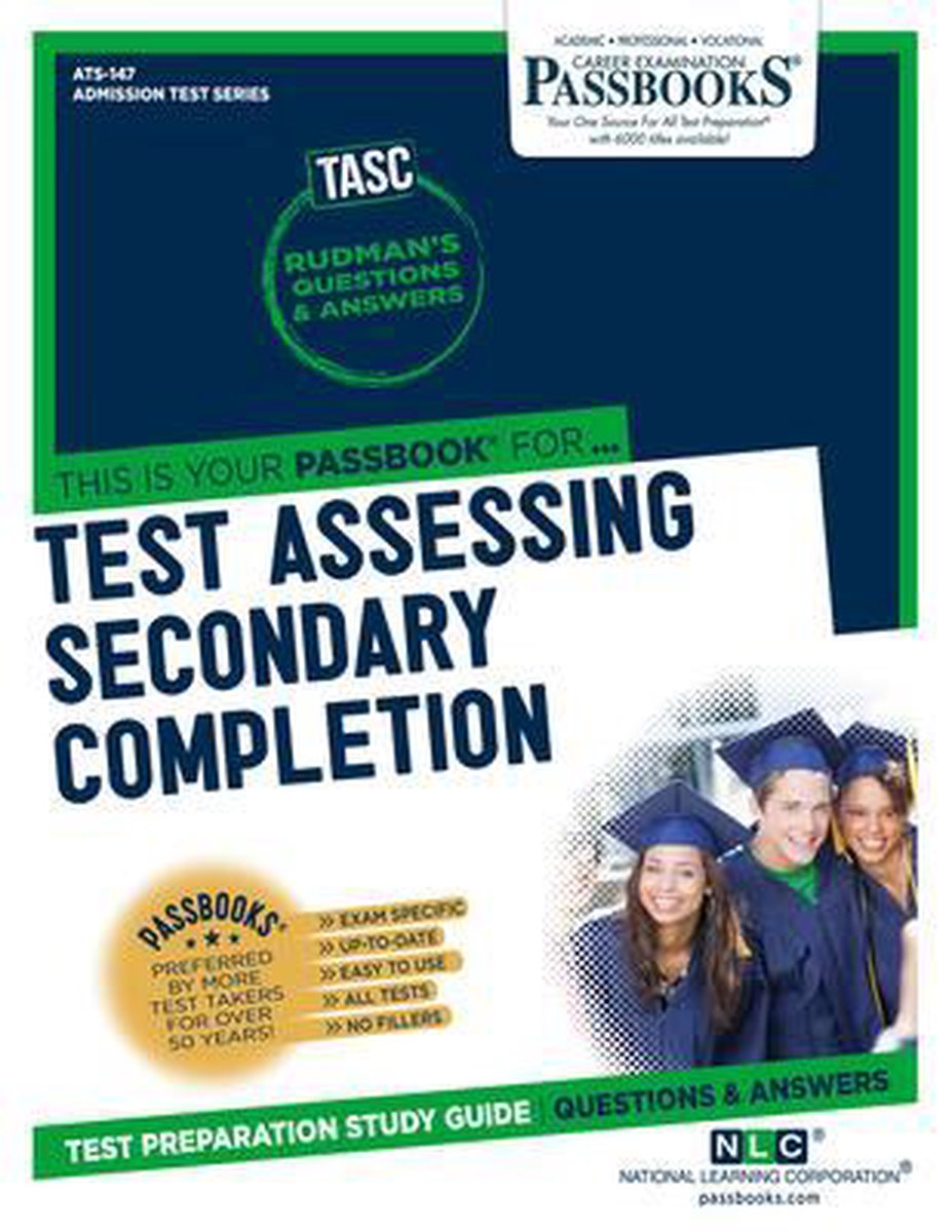 Admission Test Series (Ats)- Test Assessing Secondary Completion (Tasc ...